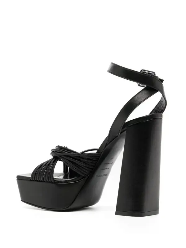 SERGIO ROSSI Akida 130mm Block Heel Sandals