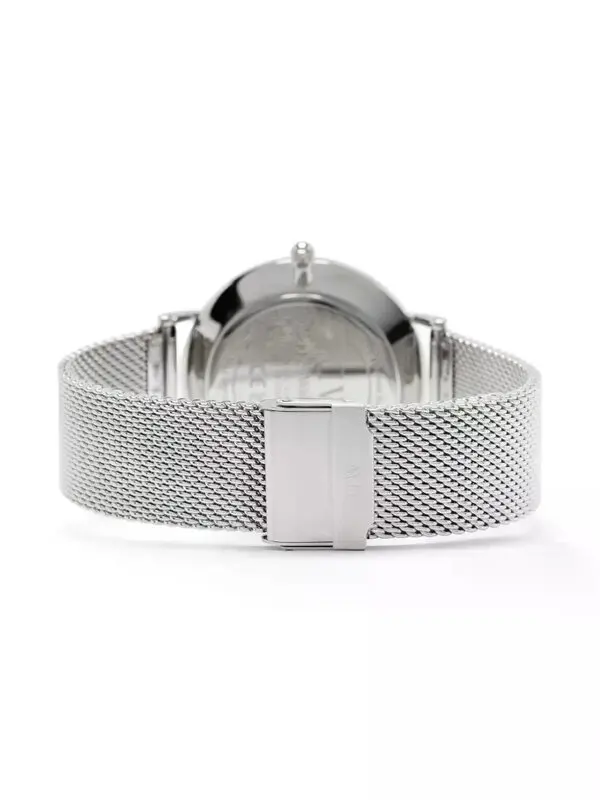 DANIEL WELLINGTON Classic Day Date 40mm Stainless Steel Mesh Bracelet Watch