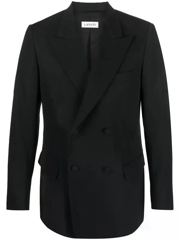 LANVIN Double-breasted Wool Blazer