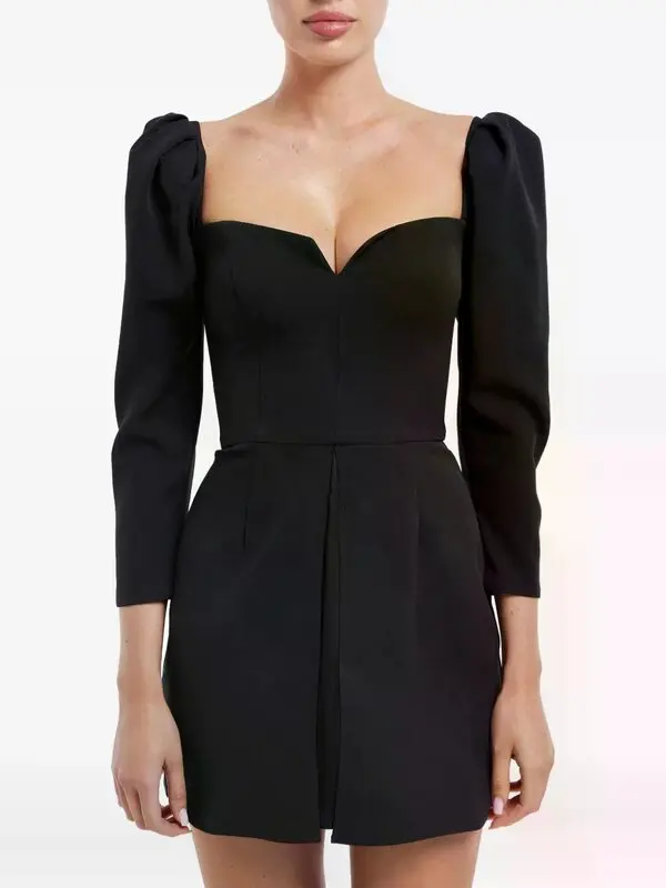 POST MERIDIEM Long-sleeve A-line Mini Dress