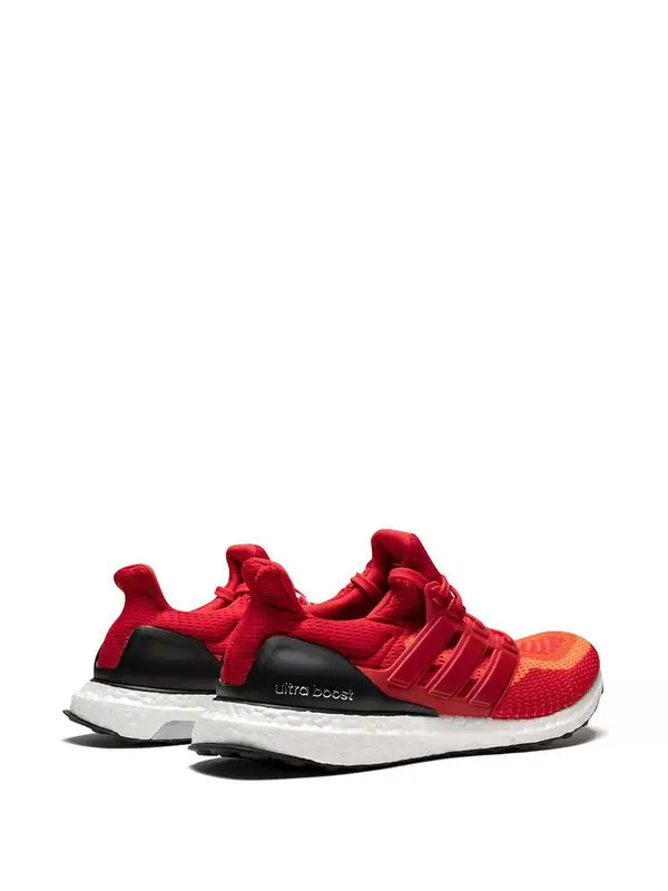 Adidas Ultraboost M Solar Round Toe Lace-up Sneakers