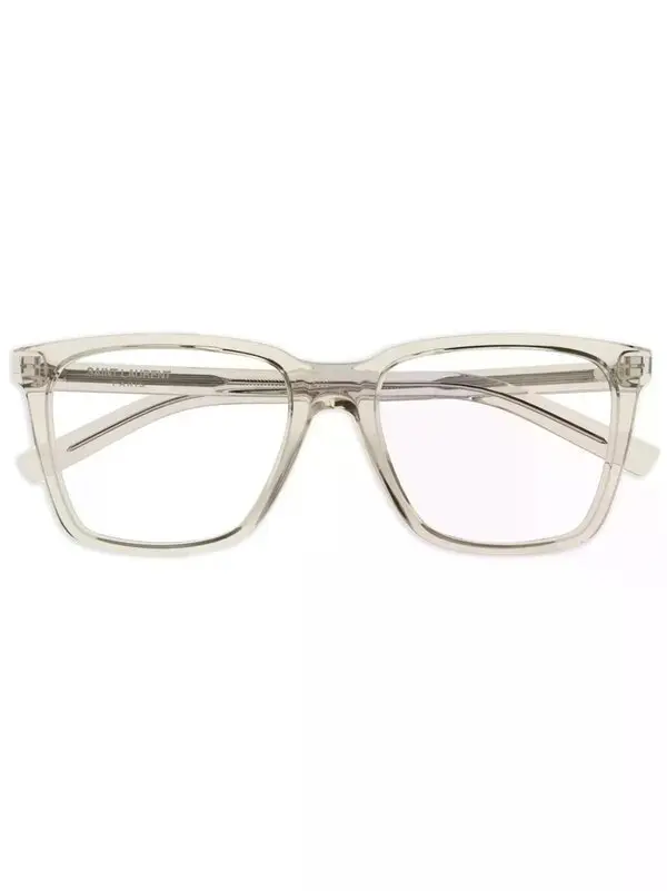 Saint Laurent Square-frame Glasses - Neutrals