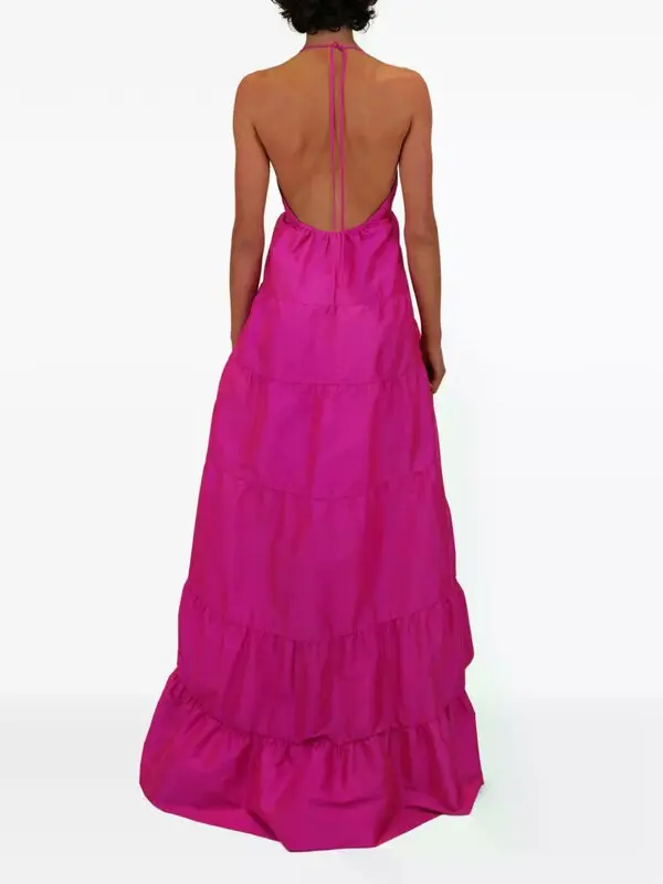 Azeeza Tiered Maxi Dress - Pink