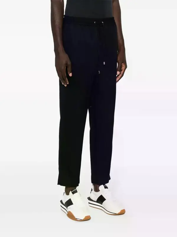 Etro Drawstring Waist Wool Trousers