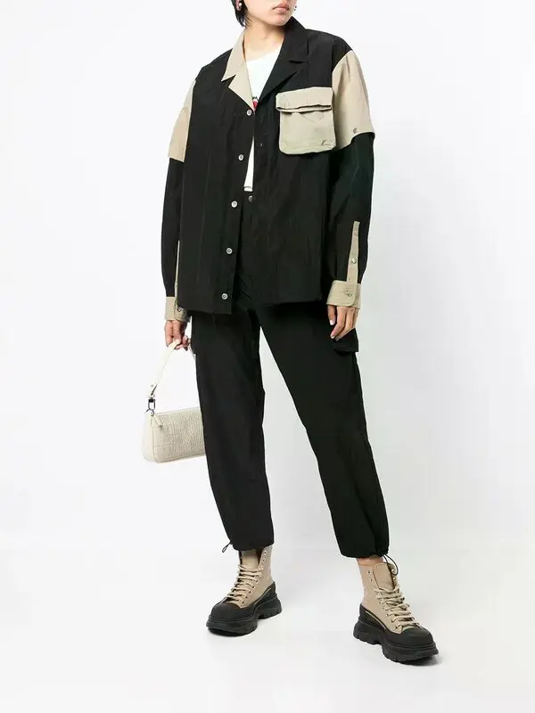 PORTS V Detachable-sleeve Shirt Jacket