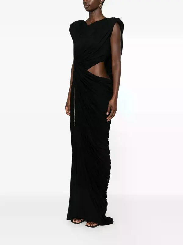 MITILIANE COUTURE Stretch-jersey Gown With Draped Detailing