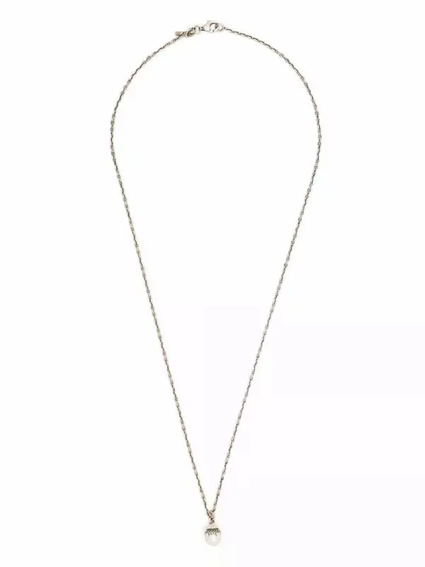 Emanuele Bicocchi Sterling Pearl Pendant Necklace