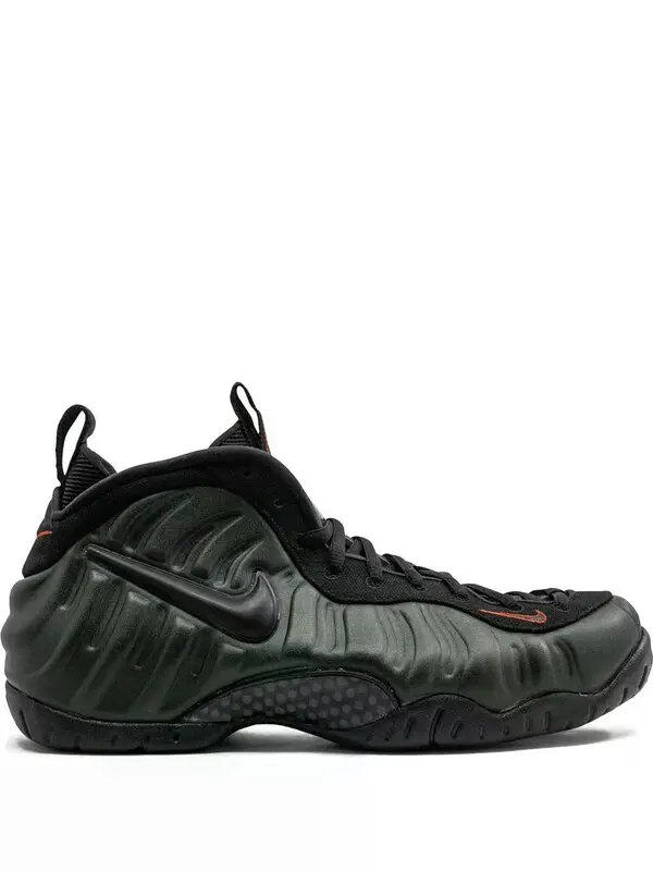 Nike Foamposite Pro Lace-up Sneakers - Black
