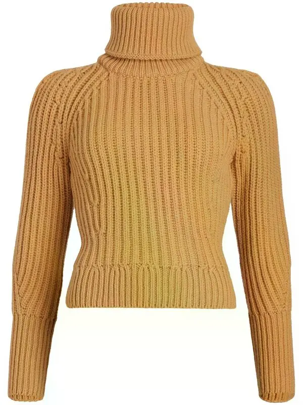 PATOU Ribbed Roll-neck Sweater