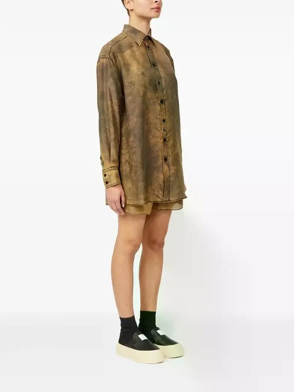 MAISON MARGIELA Tie-dye Silk Shirt