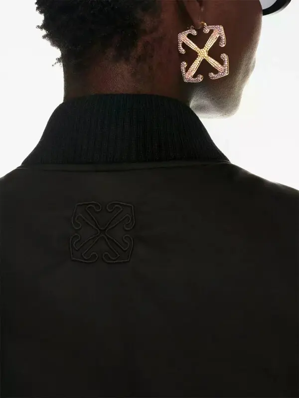Off-White Zip-fastening Bomber Jacket