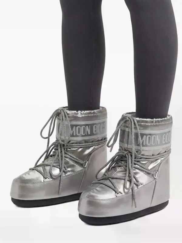Moon Boot Icon Low Snow Boots - Silver