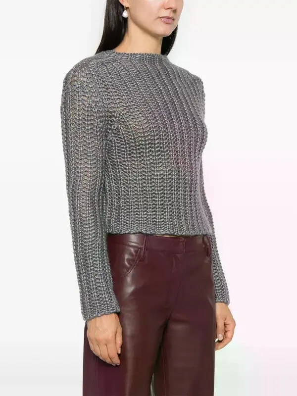 FORTE_FORTE Open-knit Sweater