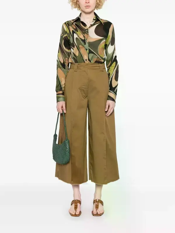 THELATEST Pleat-detailed Wide-leg Trousers