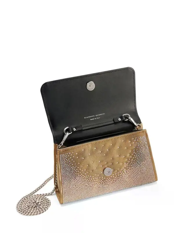 GIUSEPPE ZANOTTI Embellished Mini Bag - Brown