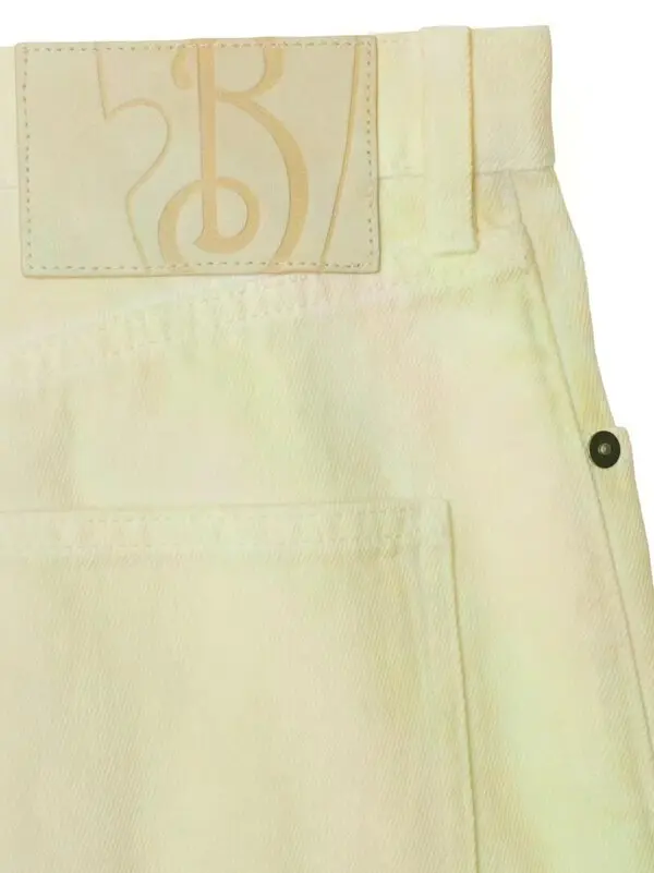 Burberry Checked Straight-leg Jeans