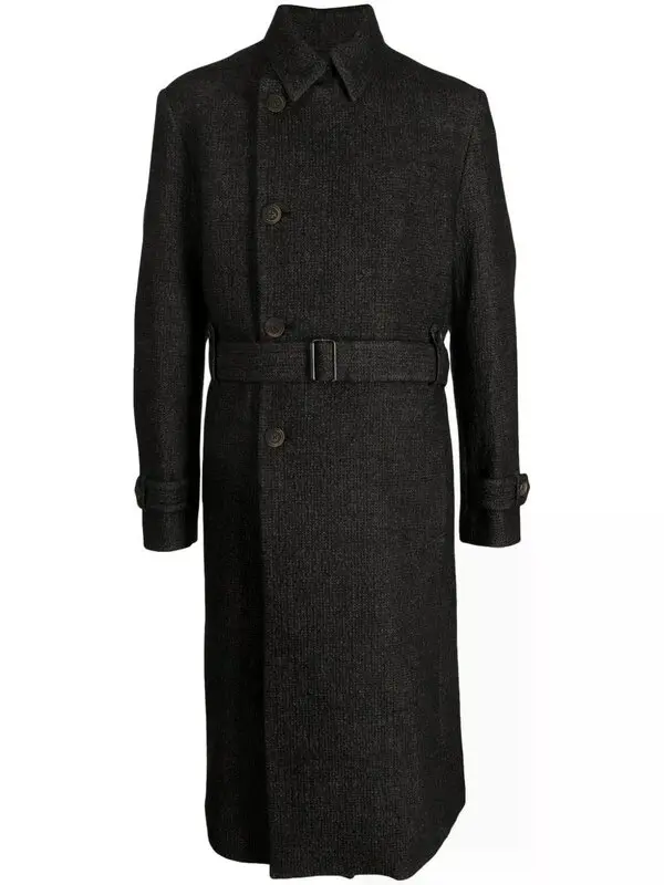 FORME D'EXPRESSION Off-centre Button-up Coat