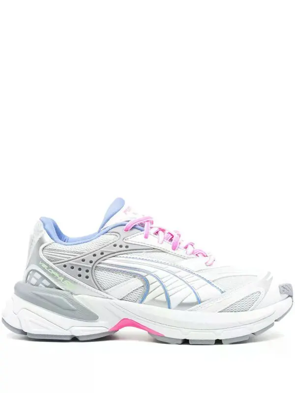 PUMA Velophasis Panelled Lace-up Sneakers - White