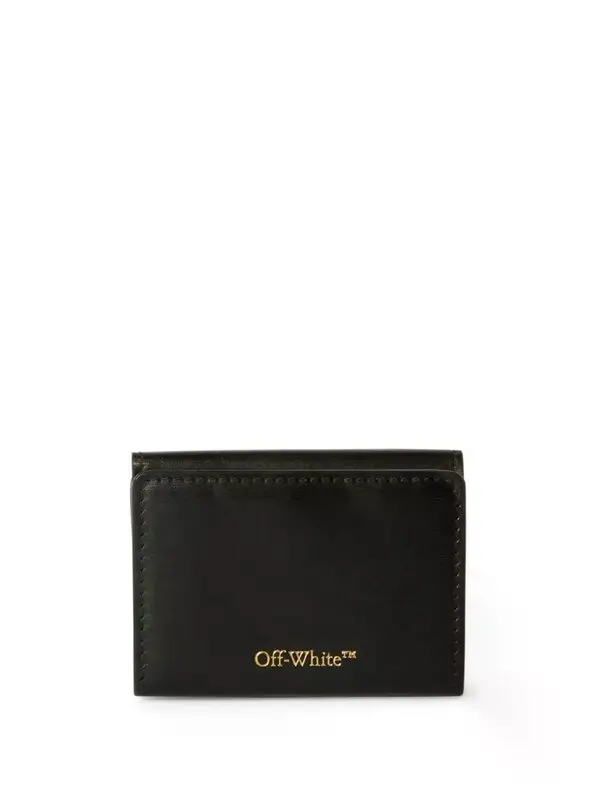 Off-White Jitney Leather Wallet - Black