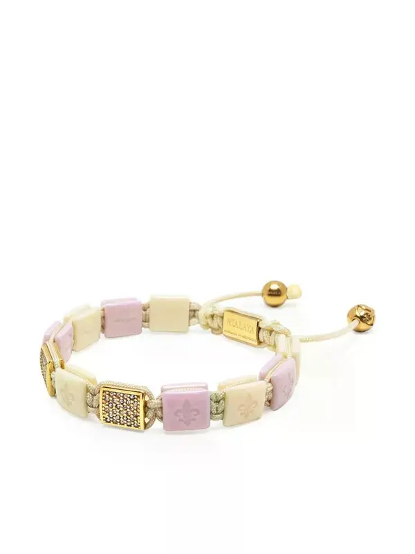 NIALAYA JEWELRY Ceramic Flatbead Bracelet