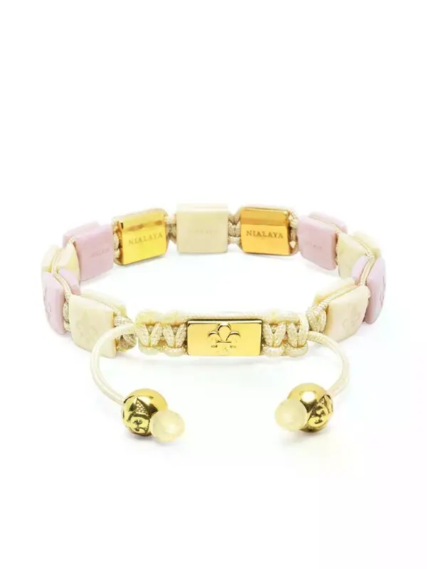 NIALAYA JEWELRY Ceramic Flatbead Bracelet