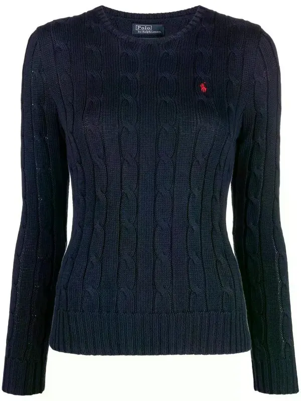 Polo Ralph Lauren Cable Knit Jumper - Blue