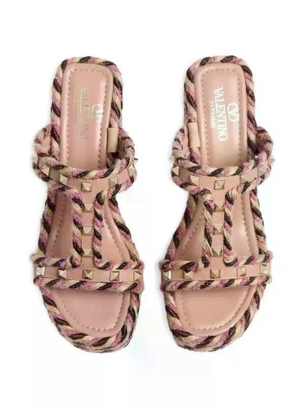 Valentino Garavani Rockstud Wedge Sandals