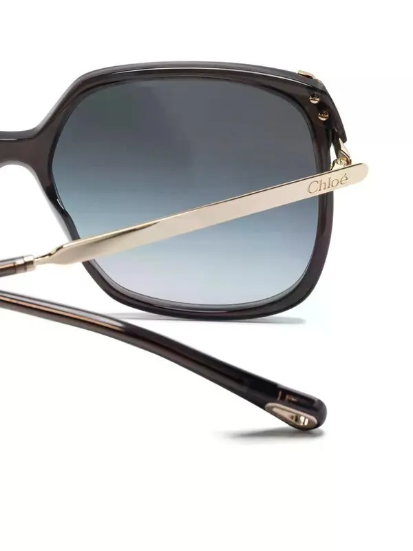 Chloé Butterfly-frame Sunglasses - Black