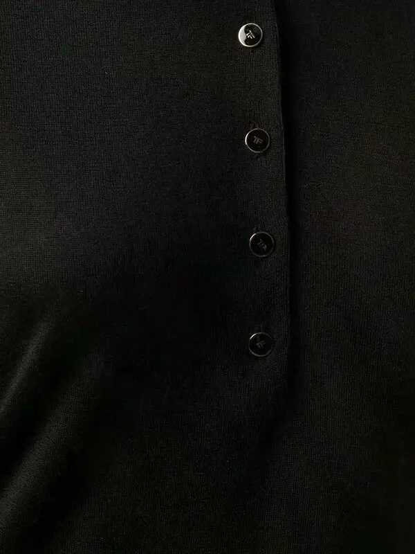TOM FORD Long Sleeve Polo Shirt