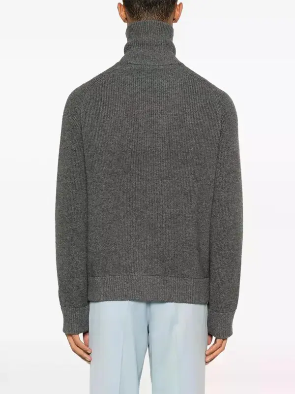 J. Lindeberg Half Zip Wool Blend Sweater