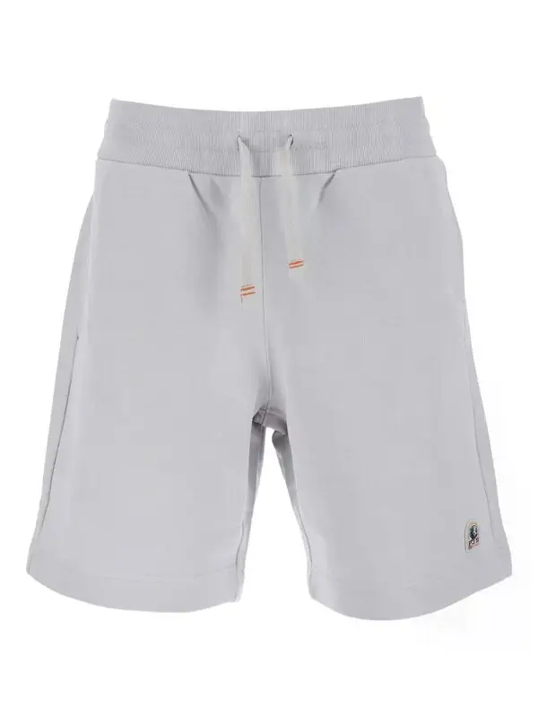 PARAJUMPERS Logo Patch Drawstring Shorts - Grey