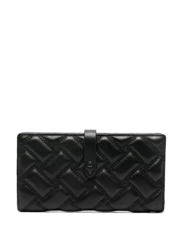 Kurt Geiger Leather Soft Wallet - Black