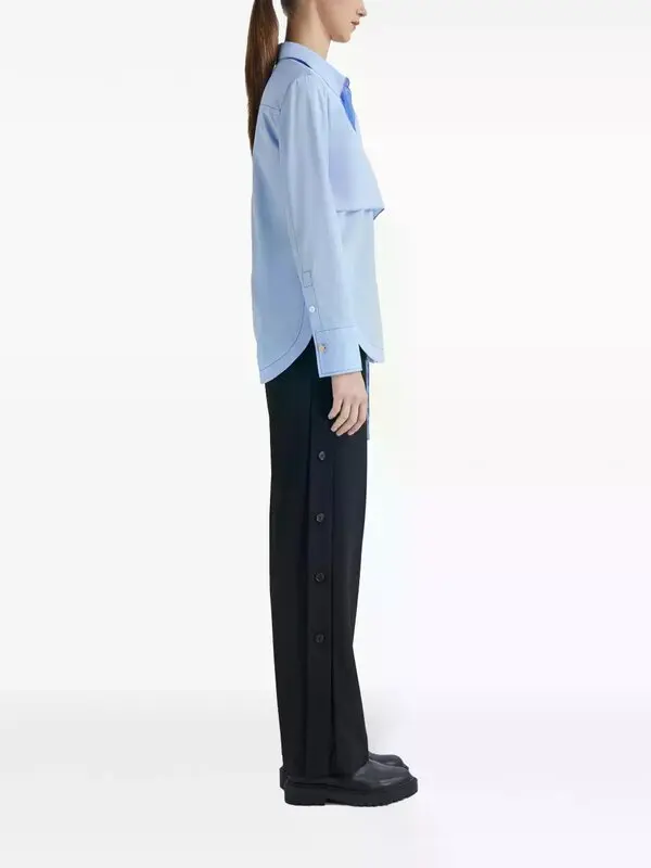Ports 1961 Side Wrap Cotton Shirt
