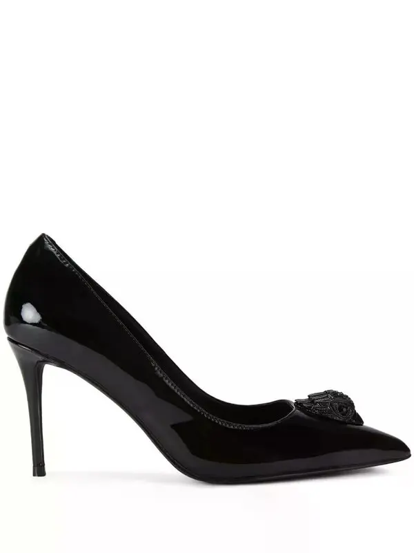 Kurt Geiger 85mm Belgravia Eagle Court Pumps - Black