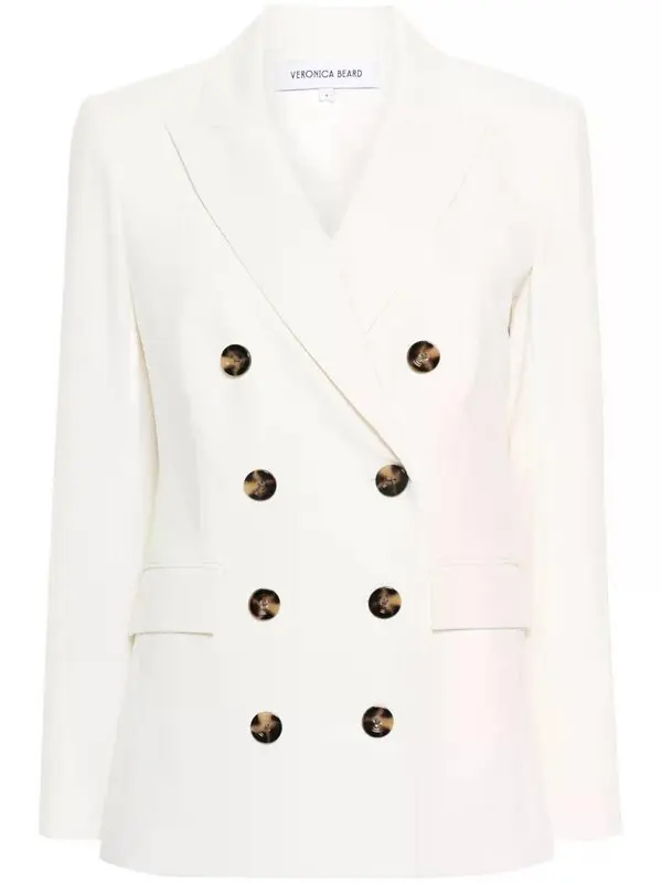 Veronica Beard Fevre Dickey Double-breasted Blazer