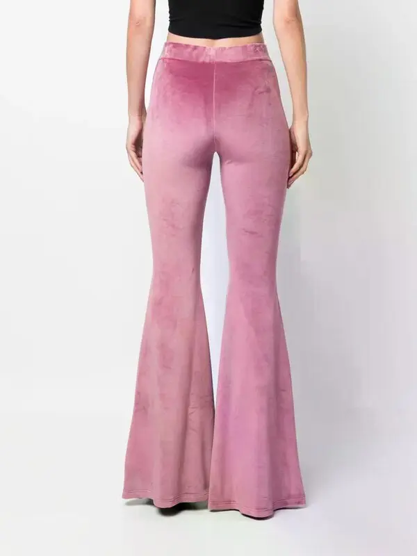 Gcds Velvet Flared Trousers