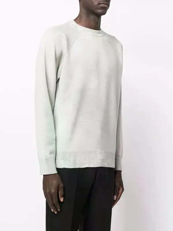 BARRIE Cashmere-cotton Blend Crew Neck Sweatshirt