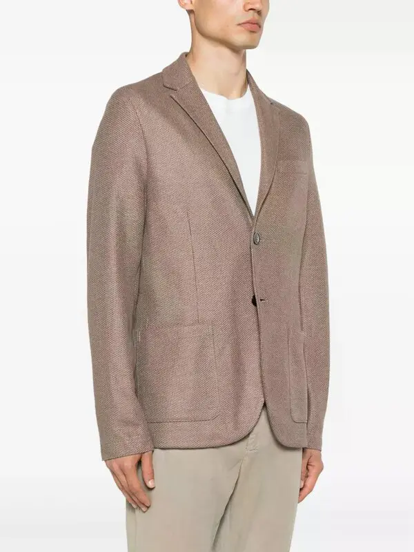 Harris Wharf London Notched-lapels Single-breasted Blazer - Neutrals