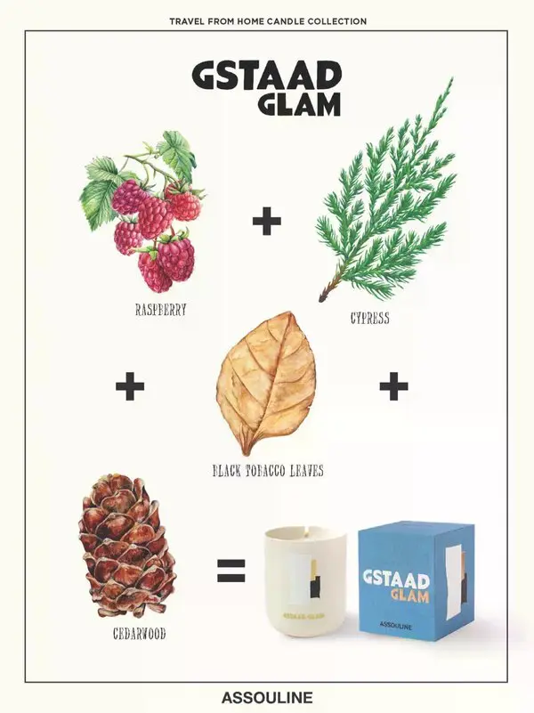 Assouline Gstaad Glam Travel From Home Candle