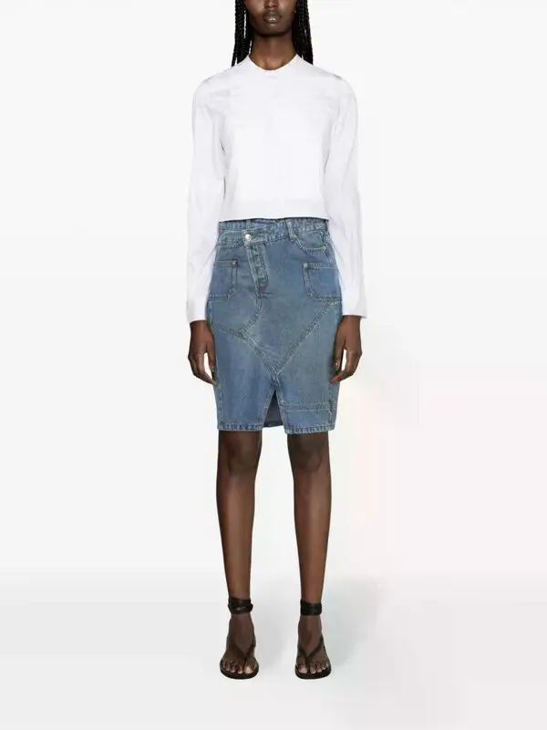 Zadig&Voltaire Jinko Denim Midi Skirt