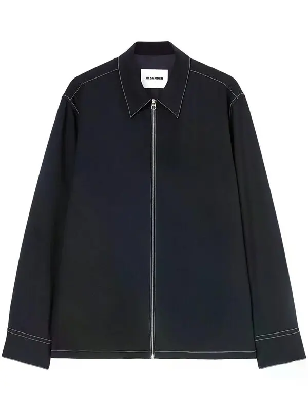 JIL SANDER Zip-up Shirt Jacket