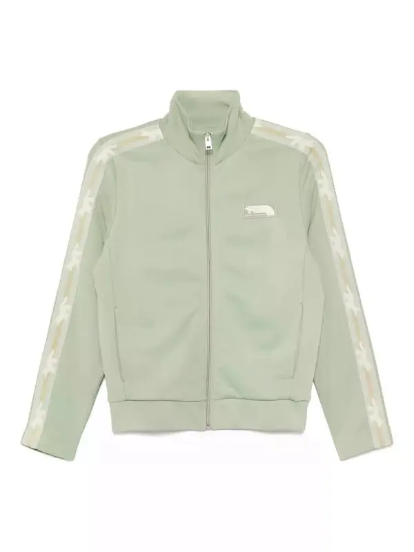 Maison Kitsuné Striped High Neck Jacket