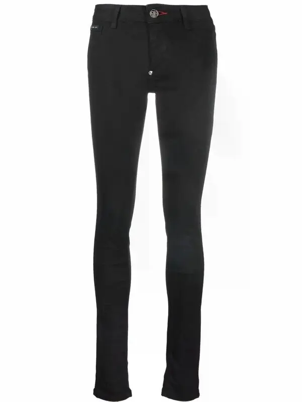 Philipp Plein High-rise Skinny Jeggings - Black