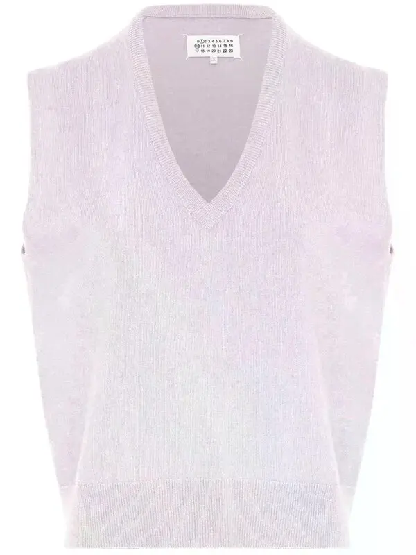 MAISON MARGIELA Knitted Vest - Grey