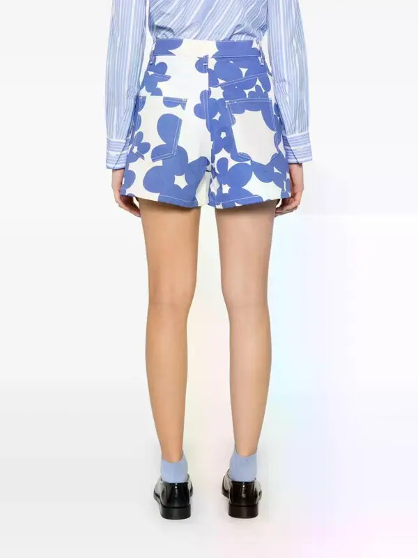 Marni Floral Print Mini Skirt