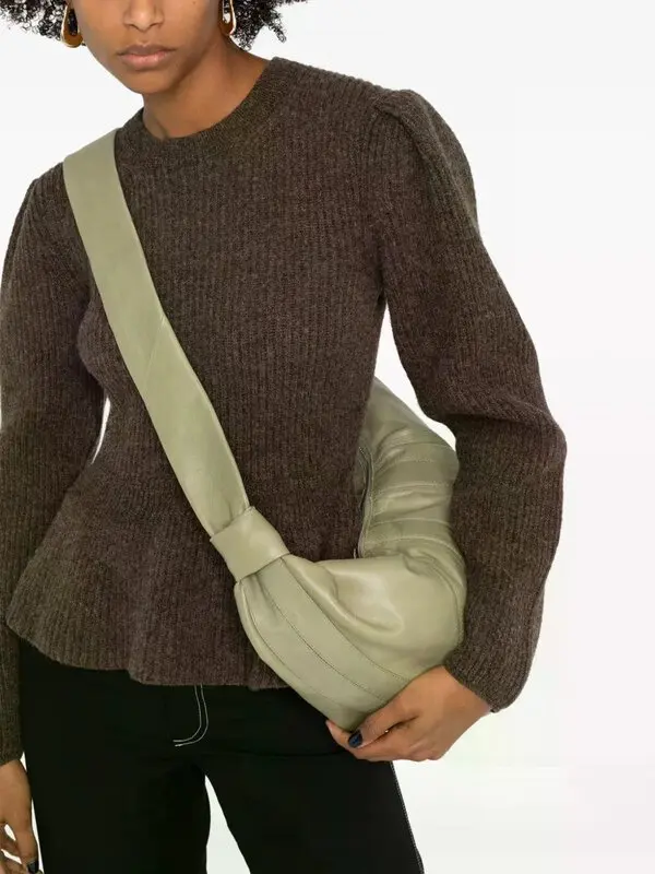 LEMAIRE Ribbed Knit Peplum Hem Jumper