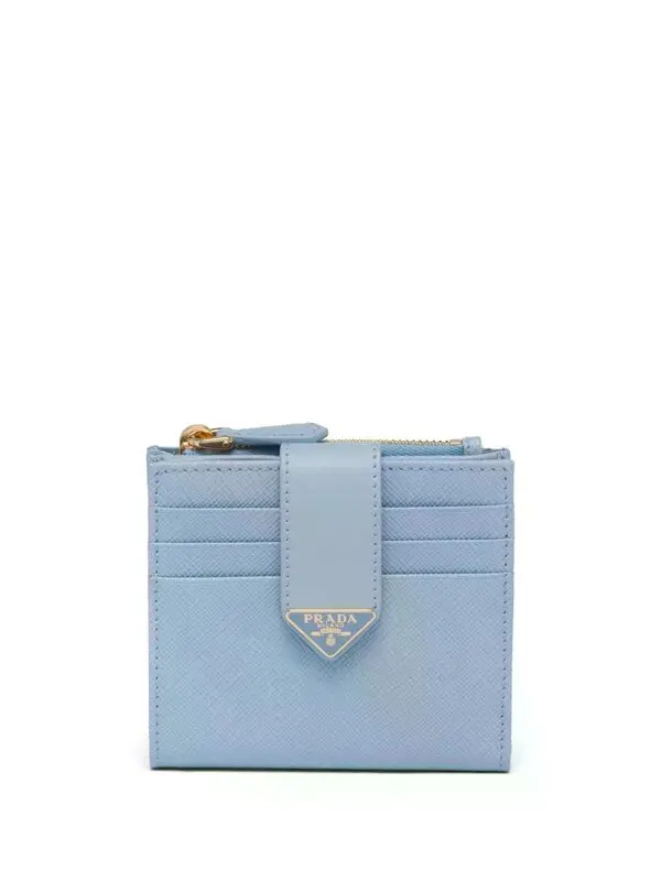 Prada Small Triangle-logo Leather Wallet