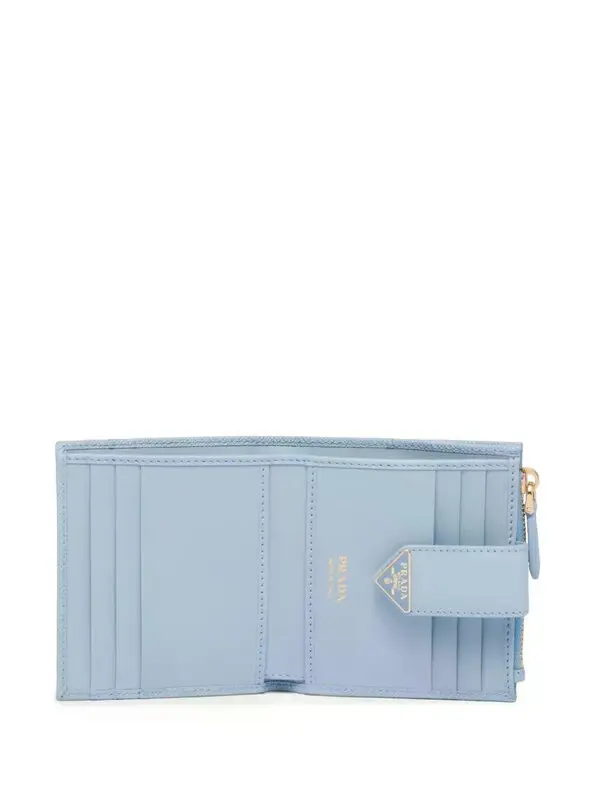 Prada Small Triangle-logo Leather Wallet