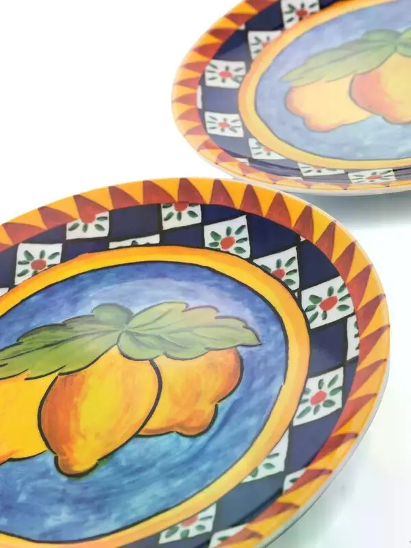 Dolce & Gabbana Carretto-print Dessert Plates