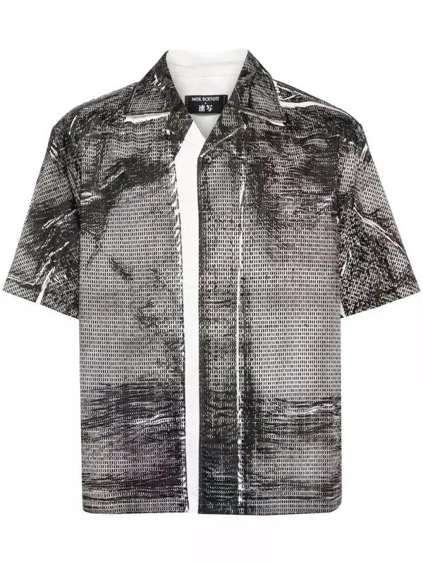 CROQUIS Graphic-print Short Sleeves Shirt